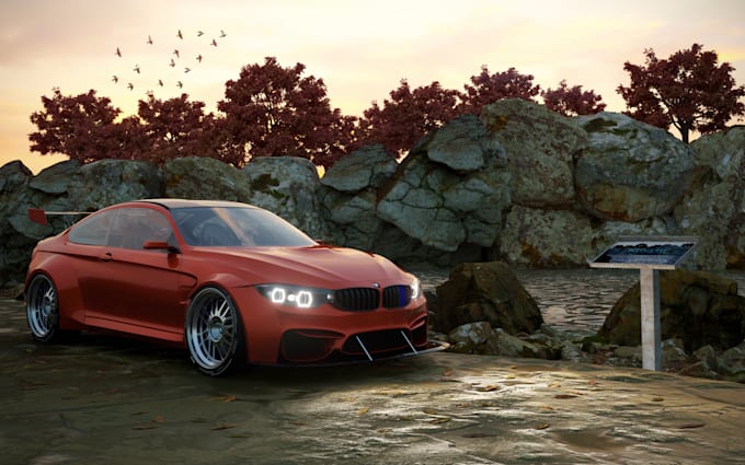 Create a low poly, mid poly or high poly 3d model of a car by Matus ...