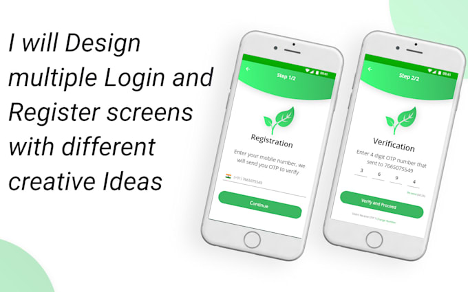 Design sign in, sign up screen for you by Rajeshkargwal49 | Fiverr