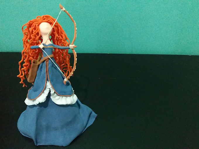 Make a disney princess made with air dry polymers clay by Khadijajaved ...