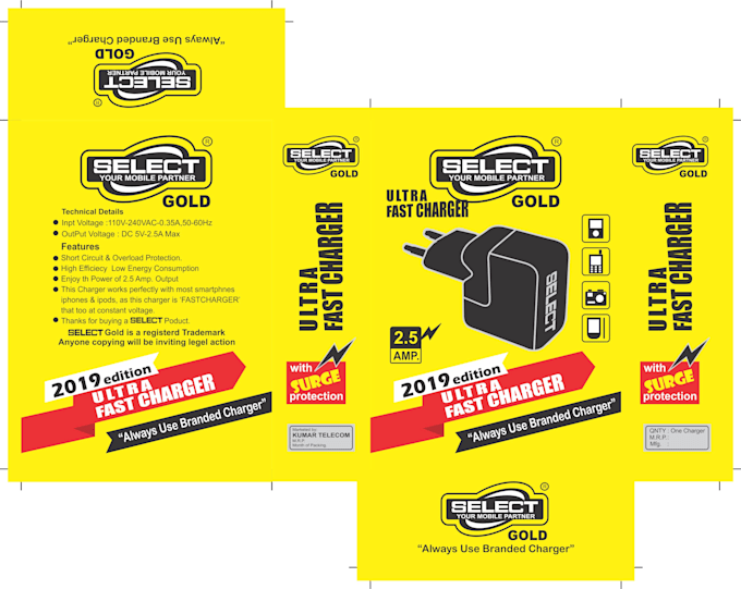 Create a packaging box and label design with all requirement by ...