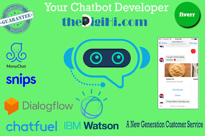 Do chatbot development programming by Supriyochowdhur | Fiverr