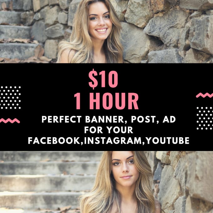 Design the perfect banner post and ad by Areebashamsi543 | Fiverr