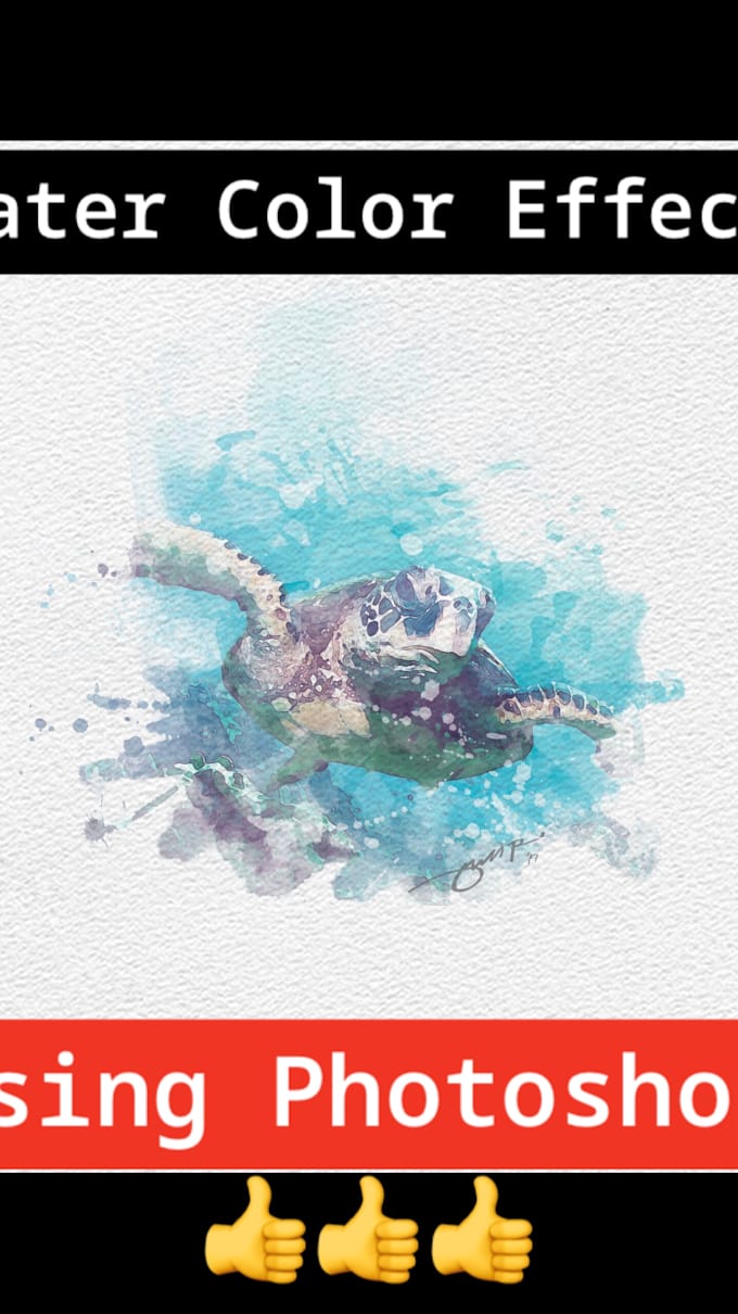Do digital water color painting using adobe photoshop by Jpsolis015 ...