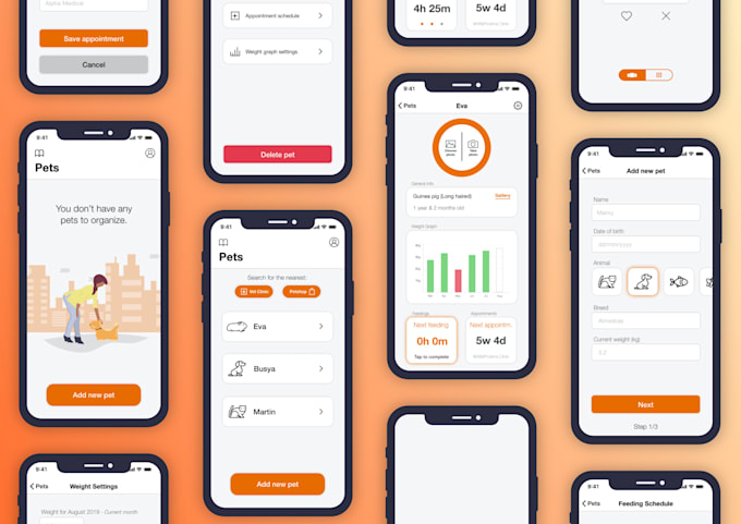 Design the ui of your mobile application by Marin_chitan | Fiverr