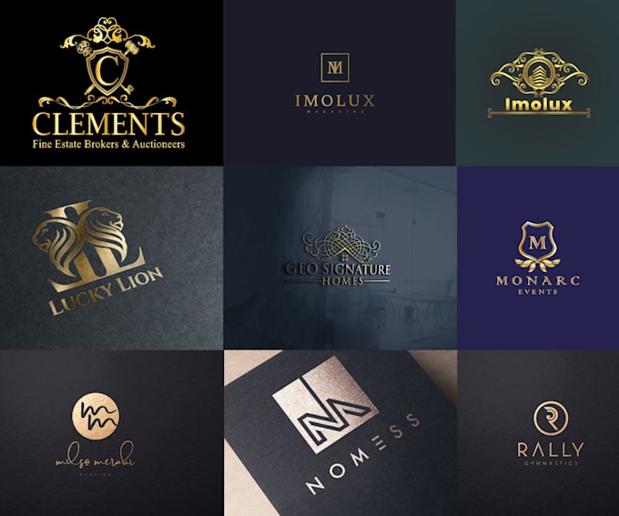 Design a unique heraldic luxury monogram logo by Reyad_designer | Fiverr