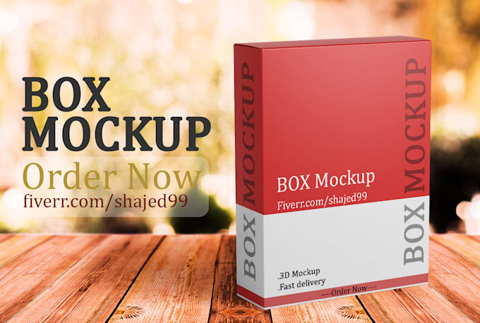 Create 3d box mockup by Shajed99 | Fiverr