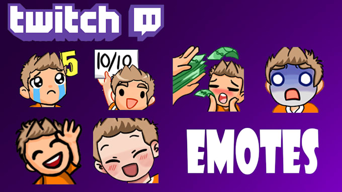 Make awesome twitch emotes based on your photo by Timomonkey236 | Fiverr