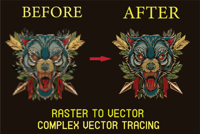 Redraw, vectorize image to vector, convert logo to vector tracing, dxf ...