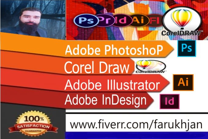 Do any photoshop, illustrator, indesign and coreldraw job by Farukhjan ...