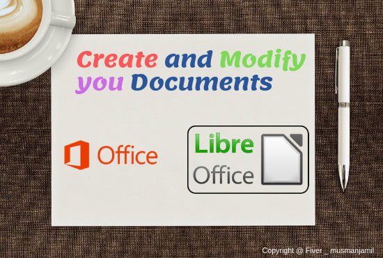 Design, modify word and powerpoint documents by Musmanjamil | Fiverr
