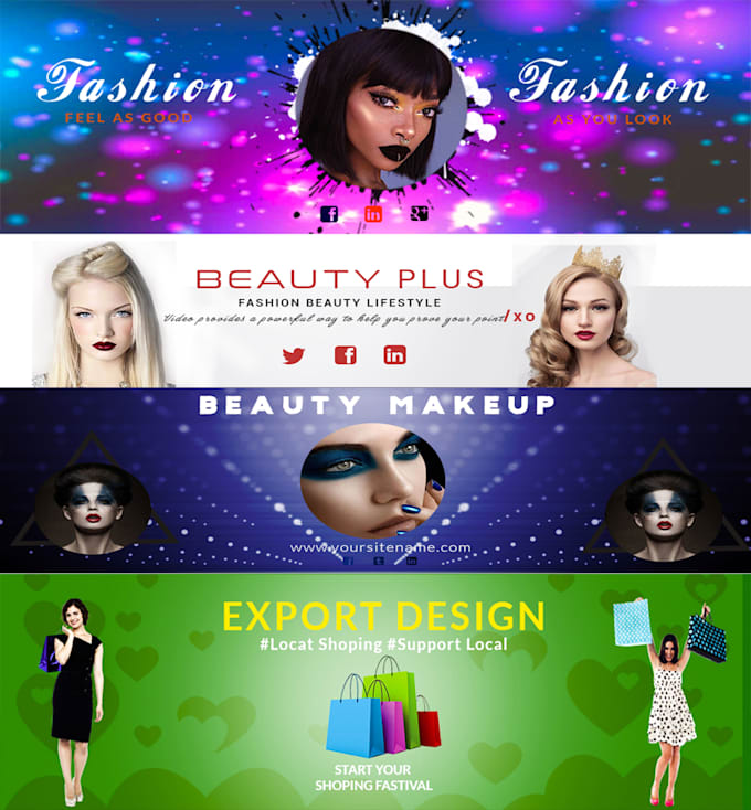 Do eye catching banner,slider,web banner,add,social banner,add by ...