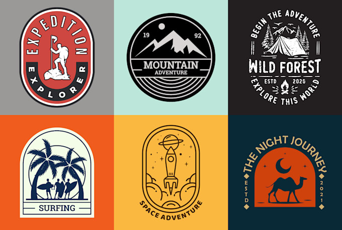 Design sticker, logo, badge, patch and label by Haseebuk | Fiverr