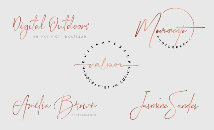 Design stylish and elegant hand drawn signature logo by Saleetulhassan ...