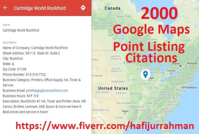 Manually create google map point citations for local business by ... Manually create google map point citations for local business by ...