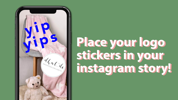 Animate your logo as a gif sticker for instagram by Yipyips_design | Fiverr