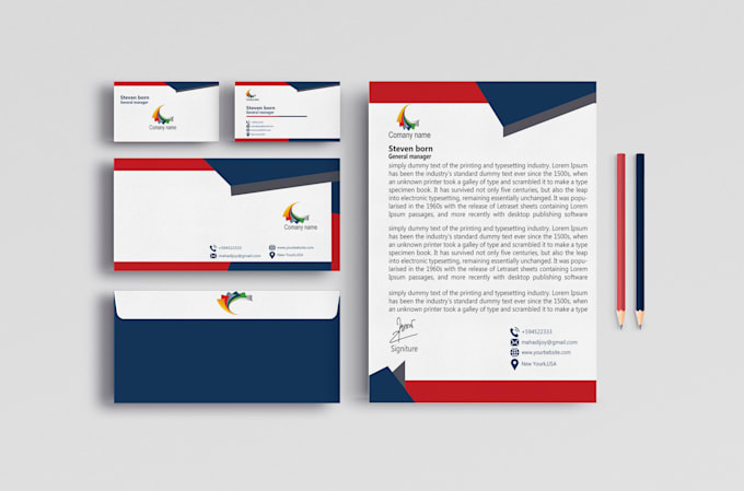 Design business card,letterhead and stationery items by Graphicsmasterj ...
