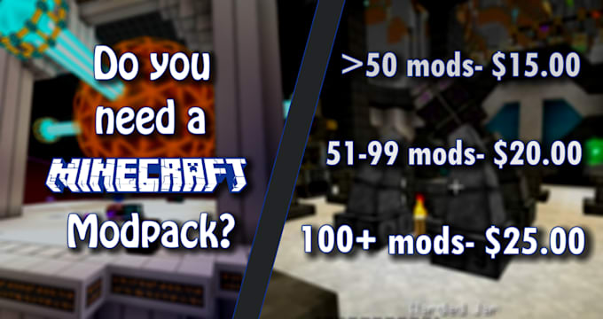 Make you your own custom minecraft modpack by Alexman194 | Fiverr