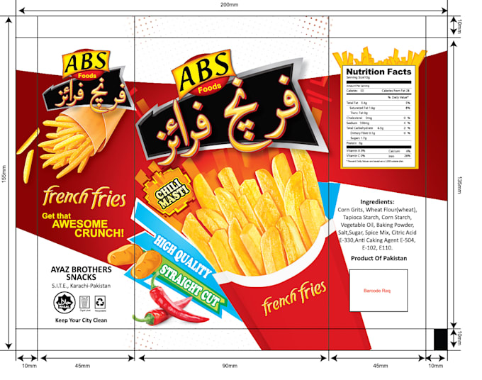 Design awesome food packaging, paper box and label design by ...