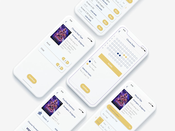 Design an awesome mobile ui design by Chris_aslan | Fiverr