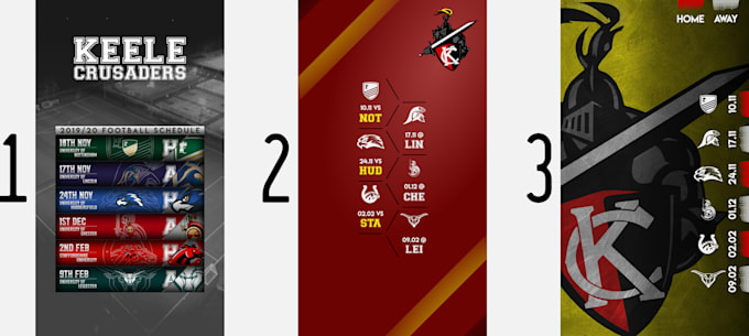 Create a professional fixture poster for your sports team by L_davis ...