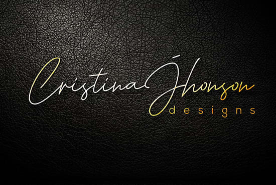 Create custom signature logo by Designer_ri2 | Fiverr