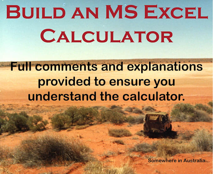 Create custom calculations in an ms excel workbook by Dave_mac | Fiverr