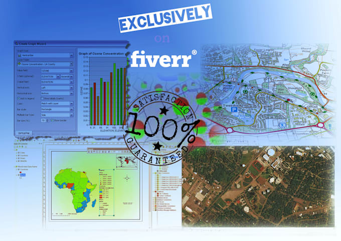 Create gis map, vector map and do spatial analysis by Stefansalvator ...