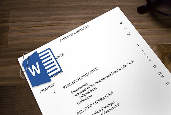 Professionally format and redesign word document by Nooria_saleem1 | Fiverr