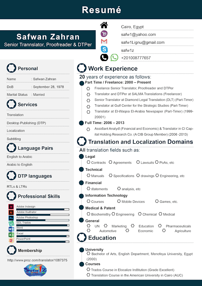 Perform dtp in left to right or right to left languages by Safw1z | Fiverr