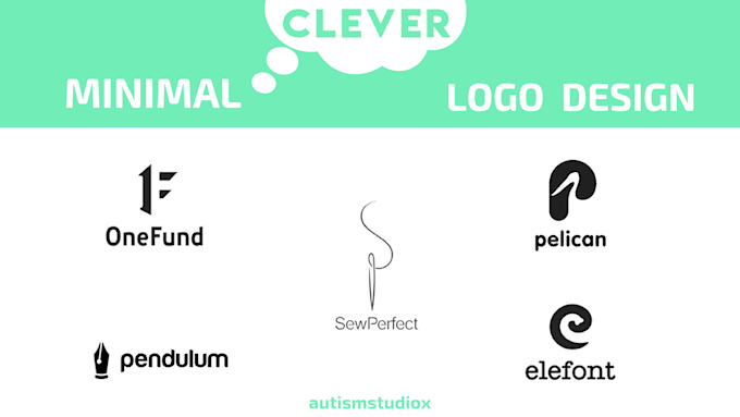 Do minimal, clever, logo design by Autismstudiox | Fiverr