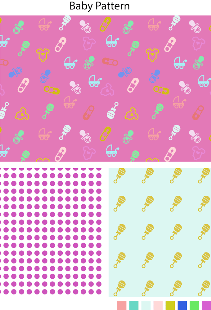 Design eye catching patterns as per your requirement by Komalzahid013 ...