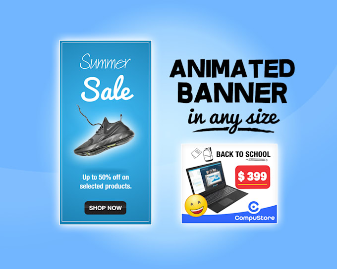 Create an animated banner by Simonlillqvist | Fiverr