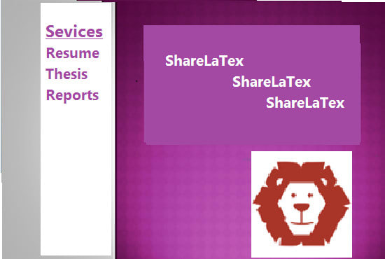 Project reports and documents using sharelatex by Shakkimuji | Fiverr