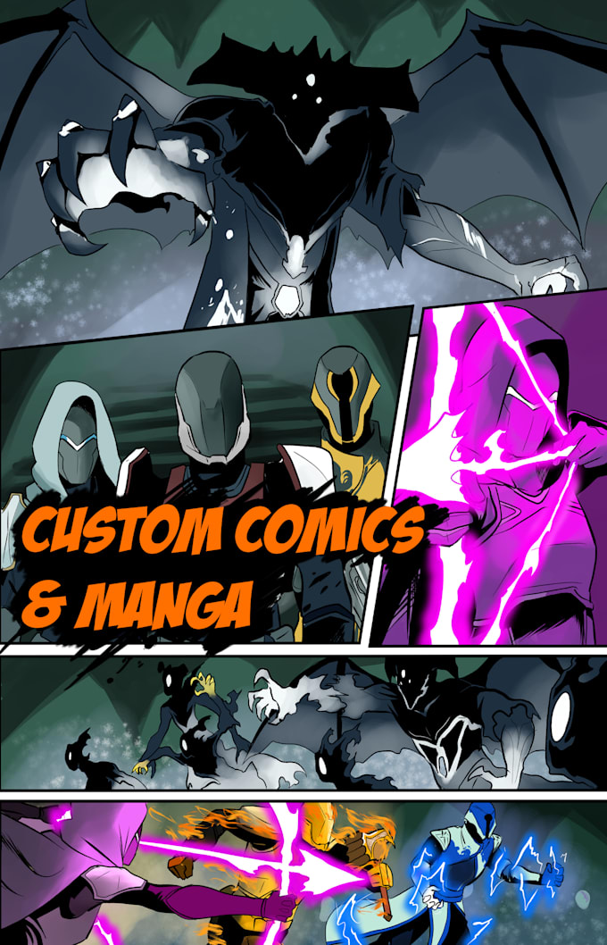 Draw and create custom comics and manga by Jhogertack | Fiverr