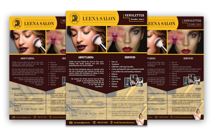 Create an awesome newsletter template for you by Shaniwijesinghe | Fiverr