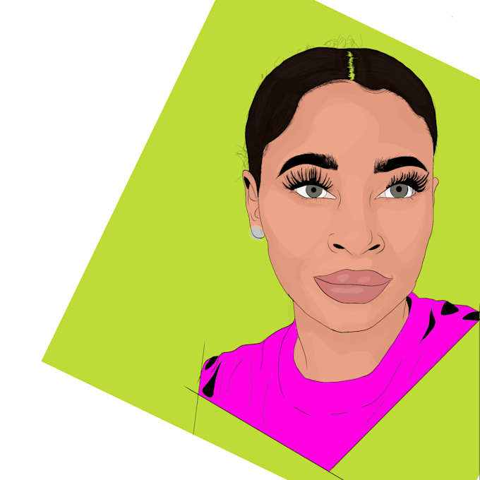 Illustrate cartoon headshot or selfie by Melanieblanks | Fiverr