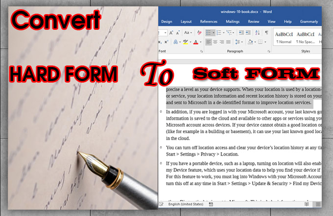Convert hardcopy into soft form and fast data entry by Umairfaiz | Fiverr