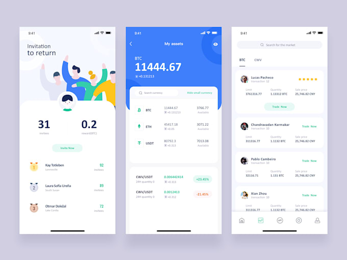 Design mobile ui and web ui design by Asadtariq001 | Fiverr