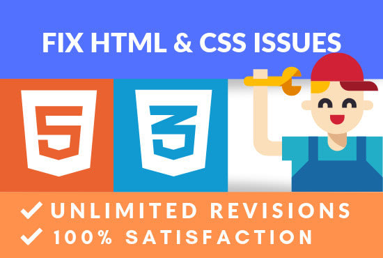 Troubleshoot And Fix Your Html And Css Problem By Faheem1987 Fiverr