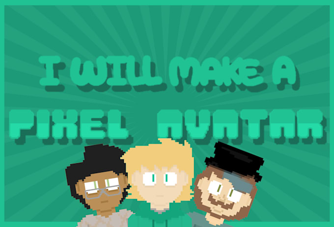 Make a personalized pixel avatar by Azureopn | Fiverr