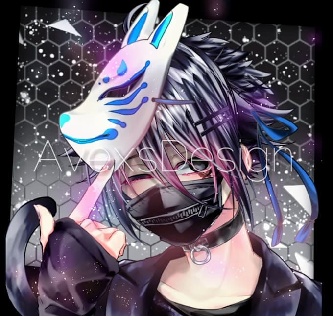 Design an anime style profile picture by Avexdesigns | Fiverr