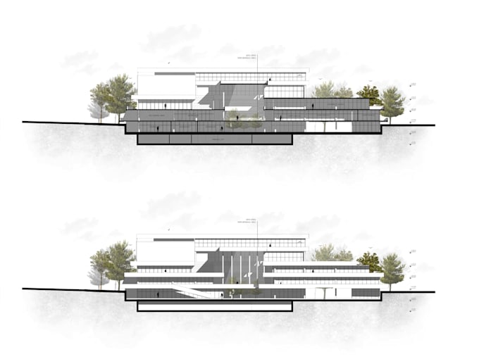 Design your architectural renders for sections, elevations, floor plans ...