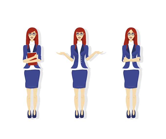 Illustrate a vector character for you by Klemdesign | Fiverr