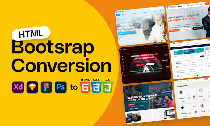 Figma, psd to pixel perfect html css javascript and bootstrap by ...