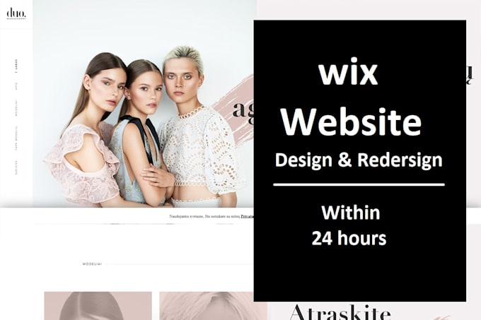 Create a responsive custom wix website design with wix seo by Genny ...