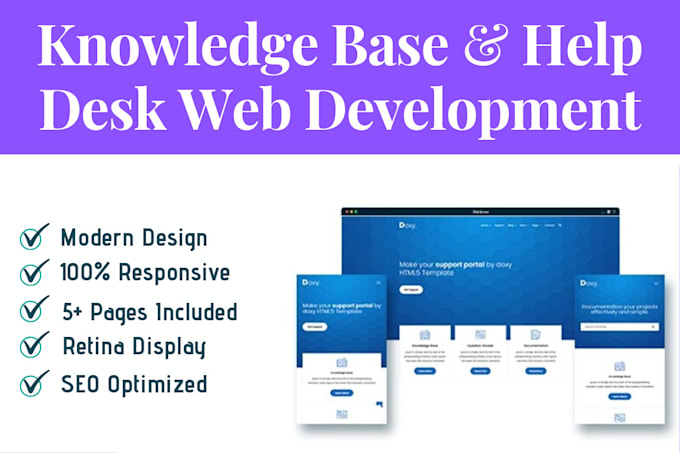Create a professional knowledge base or helpdesk website by Crossross ...