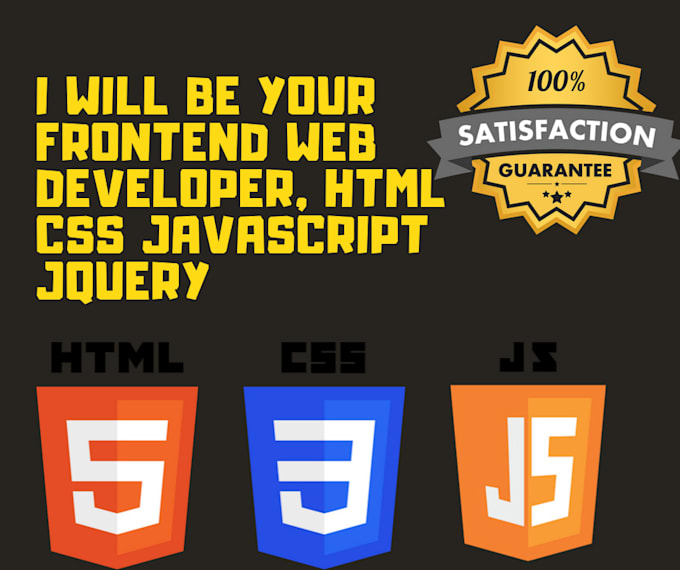 Be Your Frontend Web Developer Html Css Javascript Jquery By Animation3d Fiverr