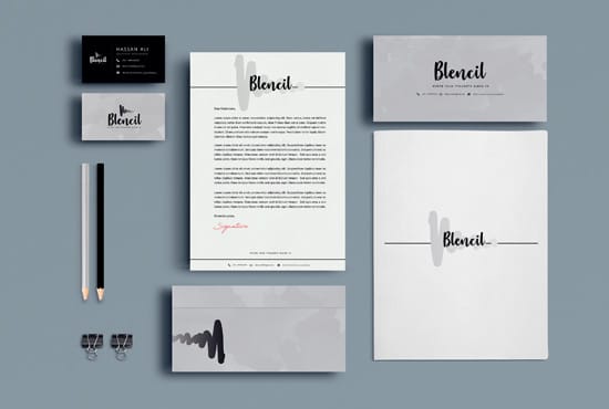 Design a creative business card, letter head and stationary by ...