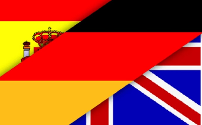 English spanish or german into english spanish or german by Interne7 ...