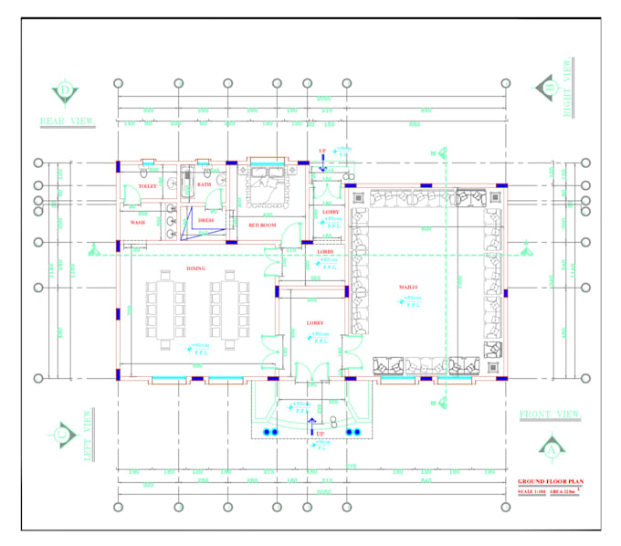 Draw or design 2d plans using autocad for any type of building by ...